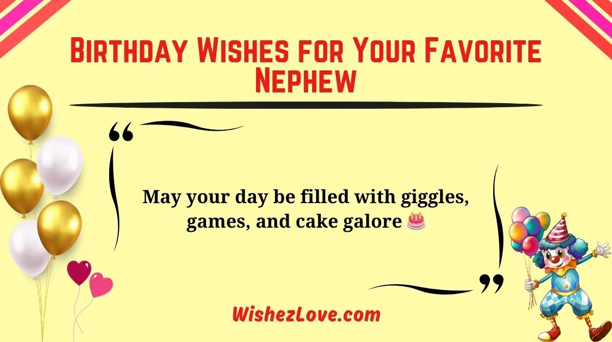 153+ Fun & Sweet Birthday Wishes for Your Favorite Nephew 🎁💙 – 2025 ...