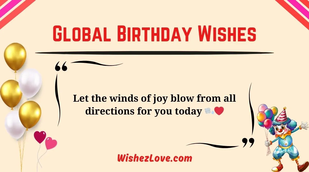 🌍🎉 189+ Global Birthday Wishes for 2025 – Celebrate Around the World! 🌐 ...